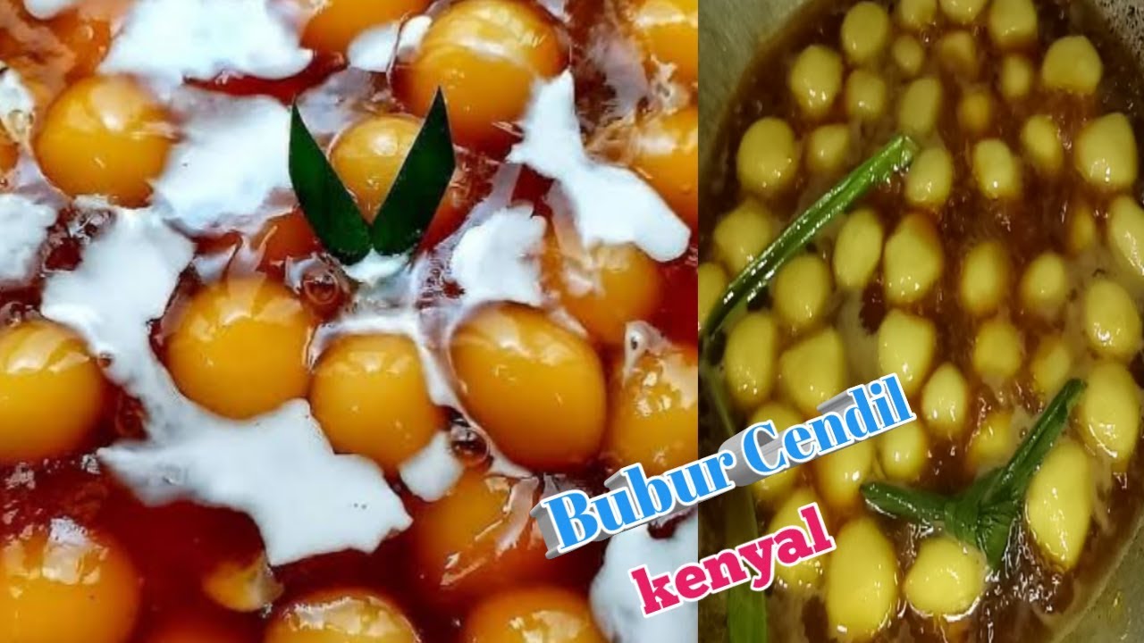 Cara Membuat Bubur Cendil Yang Enak dan Kenyal - YouTube