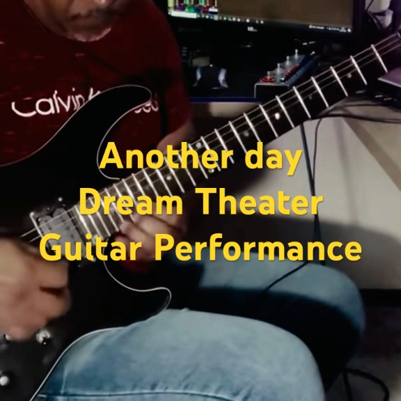 Another day - Dream Theater #shorts #guitar #performance #guitarsolo # ...