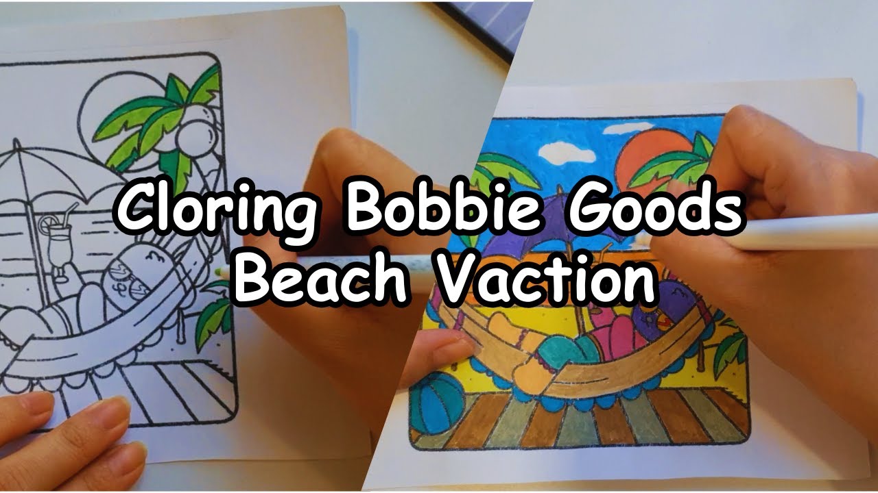 5 Minutes Coloring with the Bobbie Goods Collection Beach Vacation ...