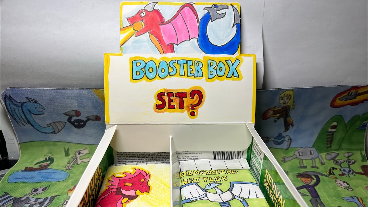 Homemade tcg: Jumbo Booster Box (Dimension Battles) - YouTube
