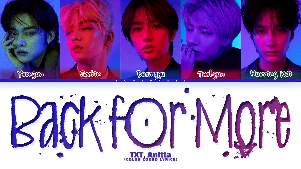 TXT, Anitta Back for More Sub Español (Color Coded Lyrics) - YouTube
