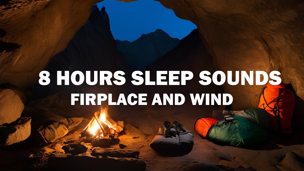 Wind Sounds in a Cave 🍃 8 Full Hours of Relaxing Sleep Sounds 💤 Cave ...