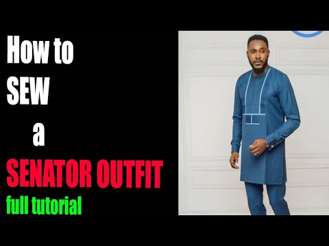 How to sew a shirt *senator* A-Z full video - YouTube