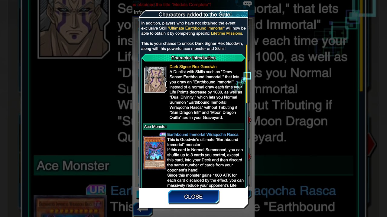 Yu-gi-oh! Duel links Dark signer Rex Goodwin added to the gate - YouTube
