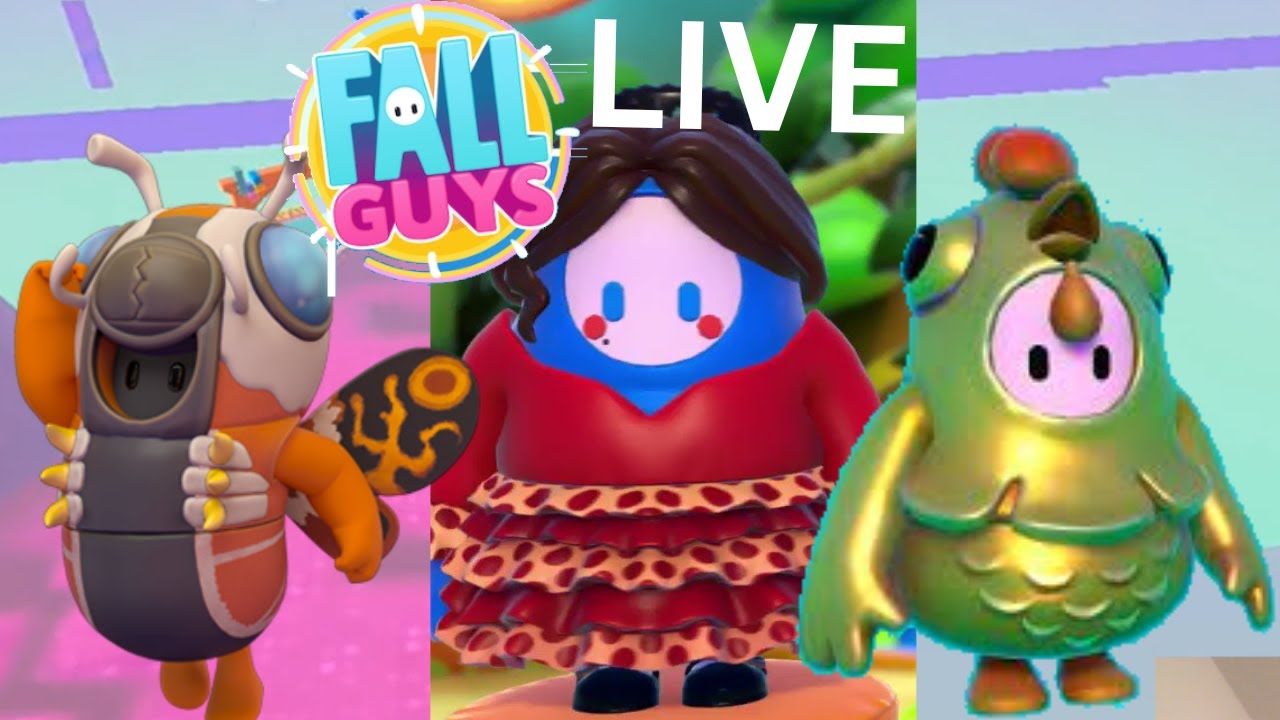 🔴 FALL GUYS - Show Off Your Main Skin Live! - YouTube