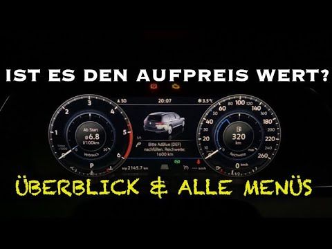 VW Active Info Display - Was kann es? Vorstellung [4K] - YouTube