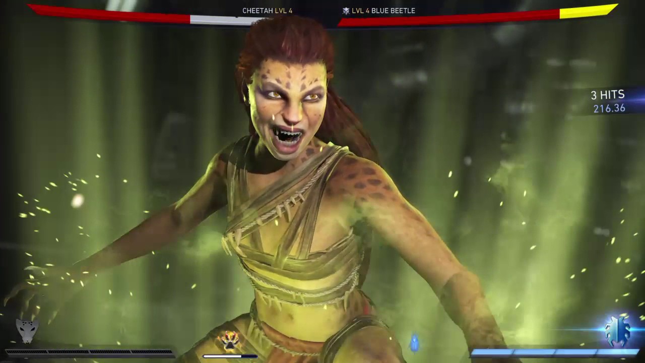 Injustice 2 Cheetah vs Blue Beetle - YouTube