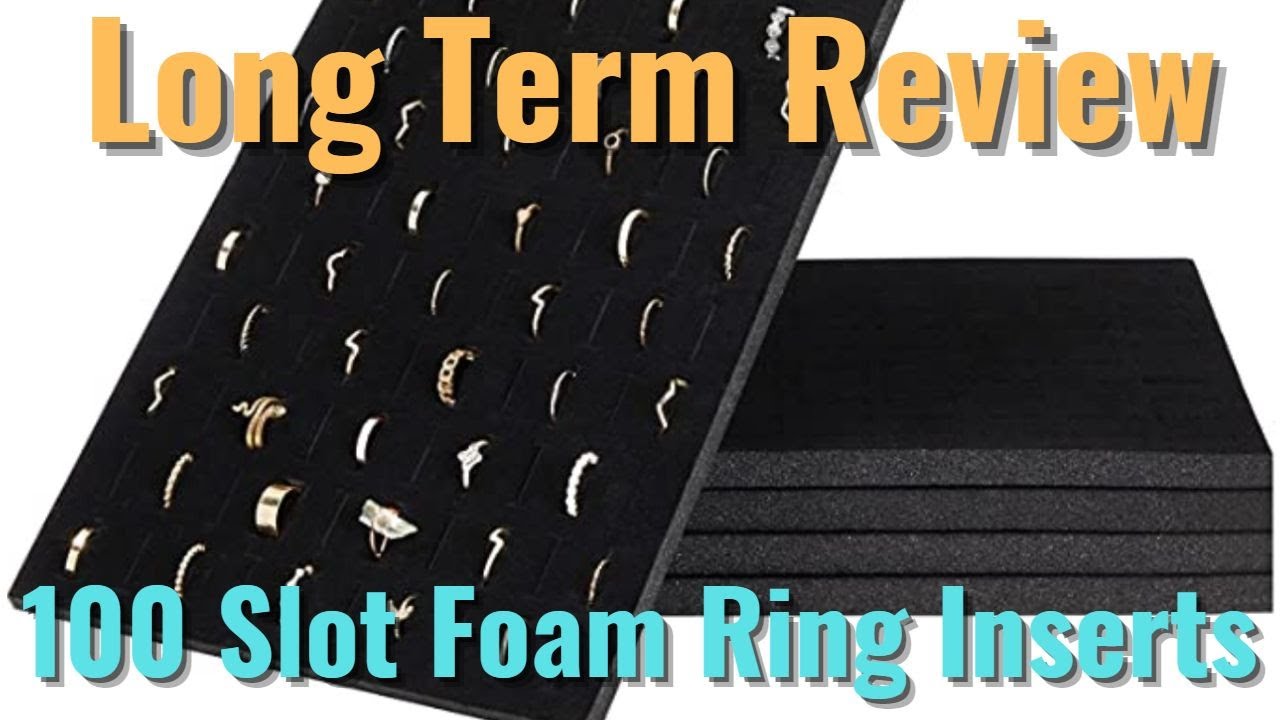 Long Term Review-100 Slot Jewelry Foam Inserts 5pk - YouTube