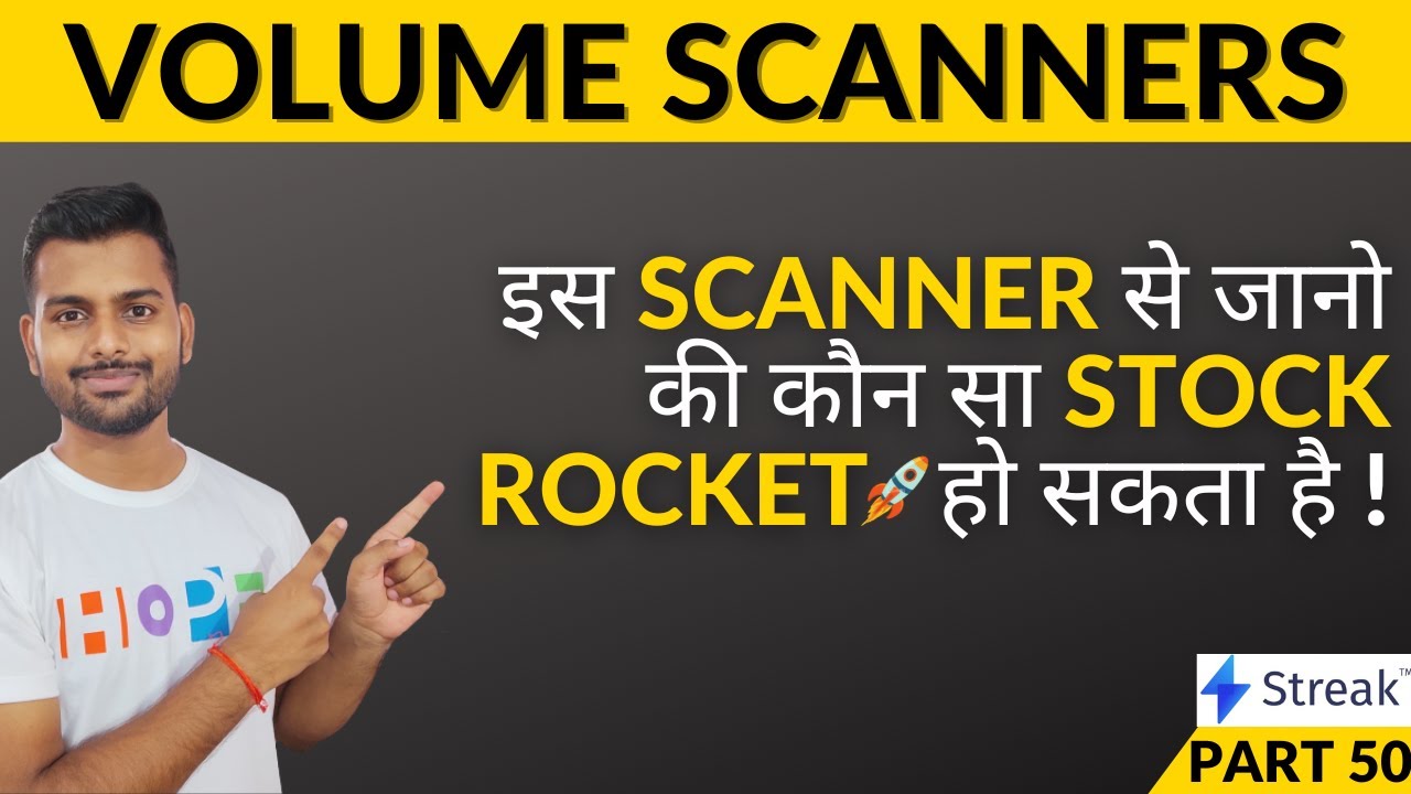 Volume Indicator based Scanners || Streak Scanner - YouTube