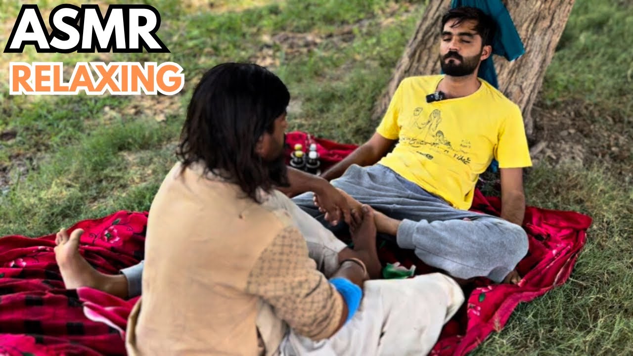 Super Relaxing Asmr Head Massage | Asmr leg Massage For Pain Relief | # ...