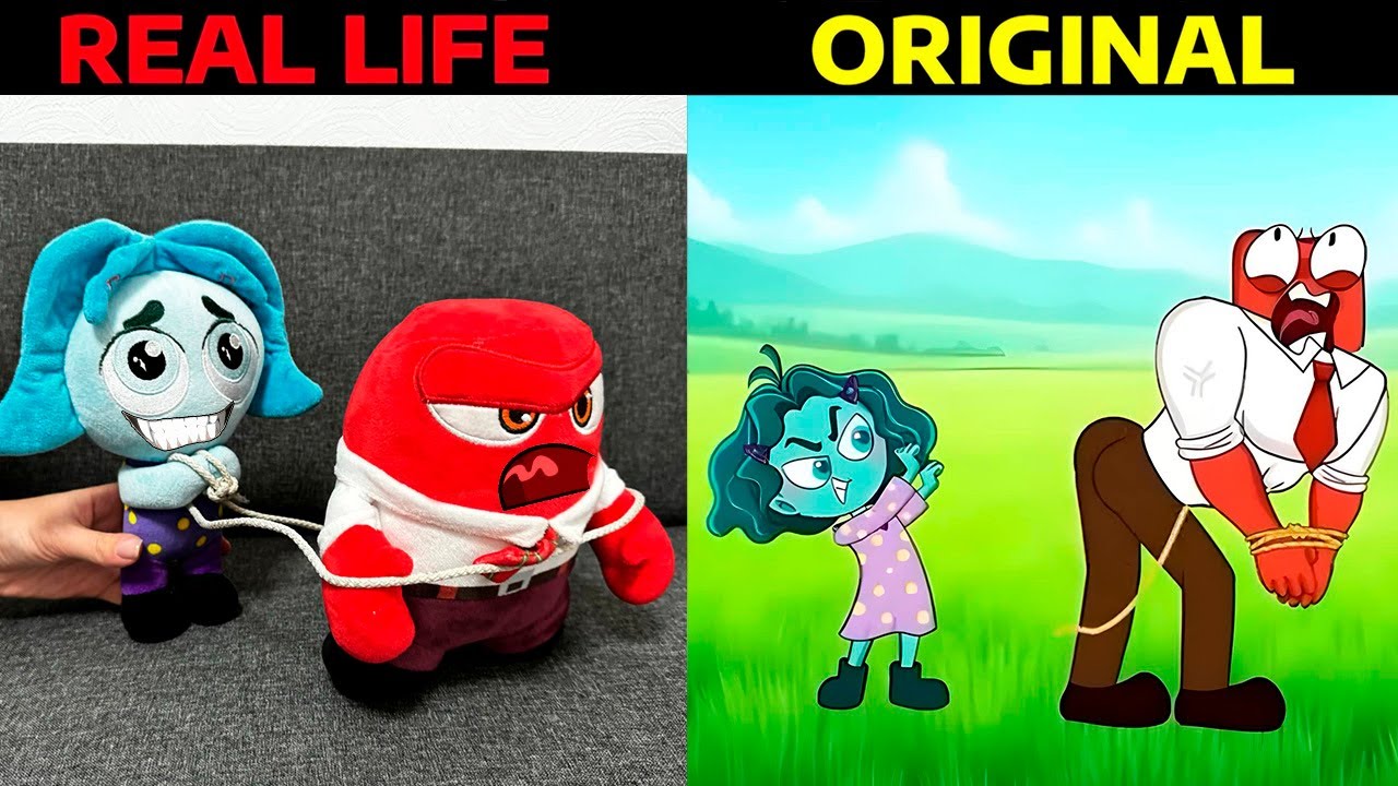 HELP ME! INSIDE OUT - Real Life VS Original! The Best Animation TikToks ...