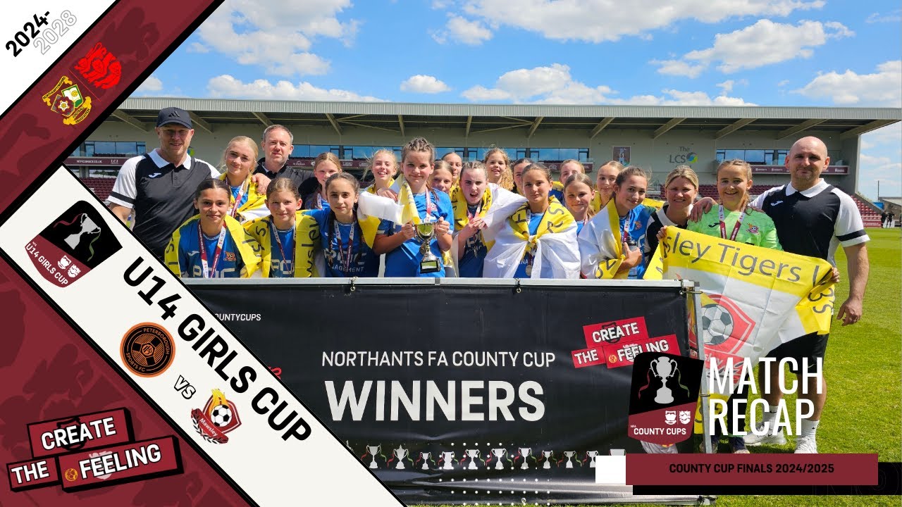 Northants FA U14 Girls County Cup Final - Match Recap Powered by Veo ...