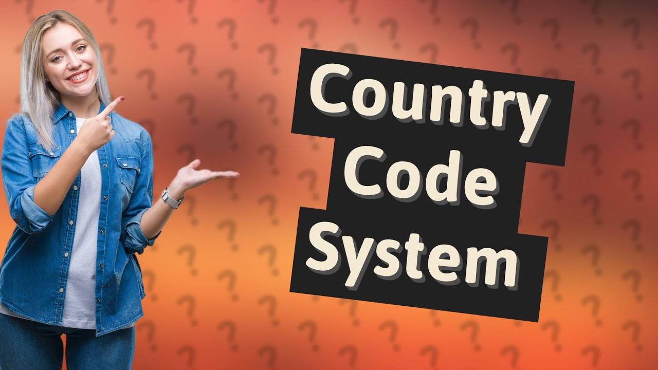 Is there a 3 letter country code? - YouTube