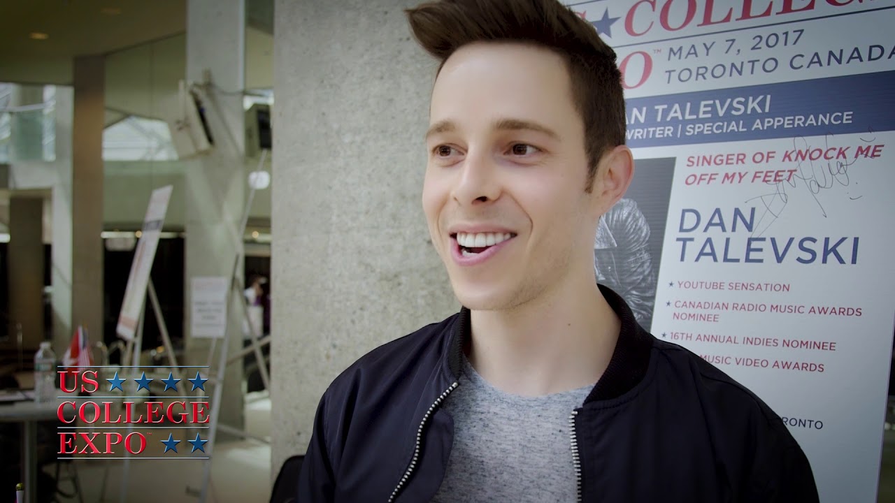 US College Expo 2017: Interview with Dan Talevski, Canadian singer ...