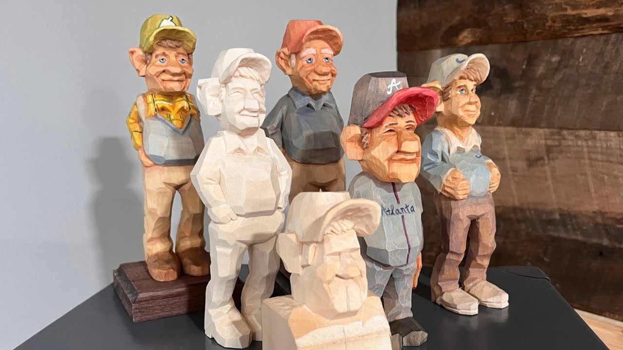 My Favorite SIMPLE Trick will add CARICATURE to your Woodcarvings - YouTube