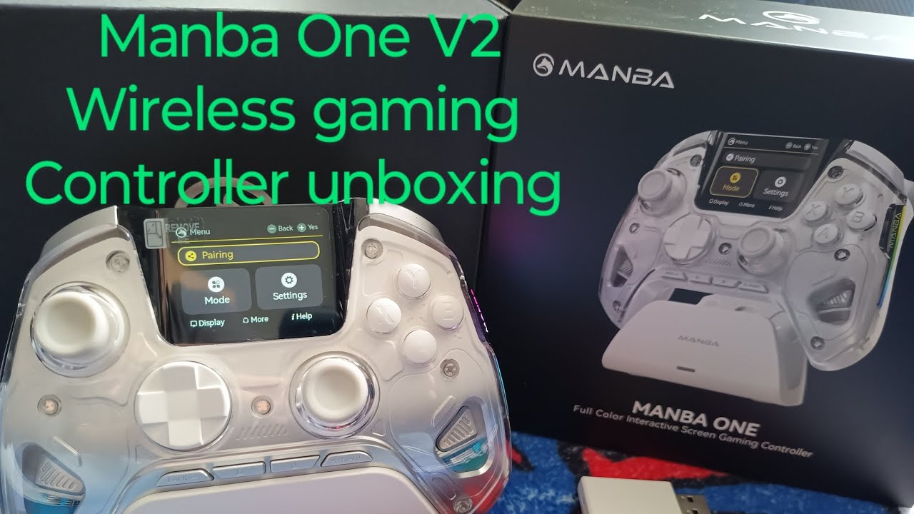 Manba One V2 wireless gaming controller unboxing #unboxing #manba #gaming #gamer #controller #pc ...
