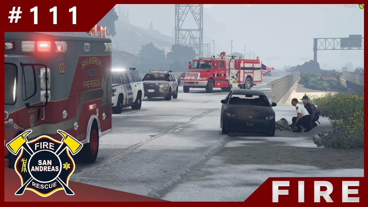 GTA V FiveM | Fire/EMS | Airport Firefighter | MidwestRP #111 - YouTube