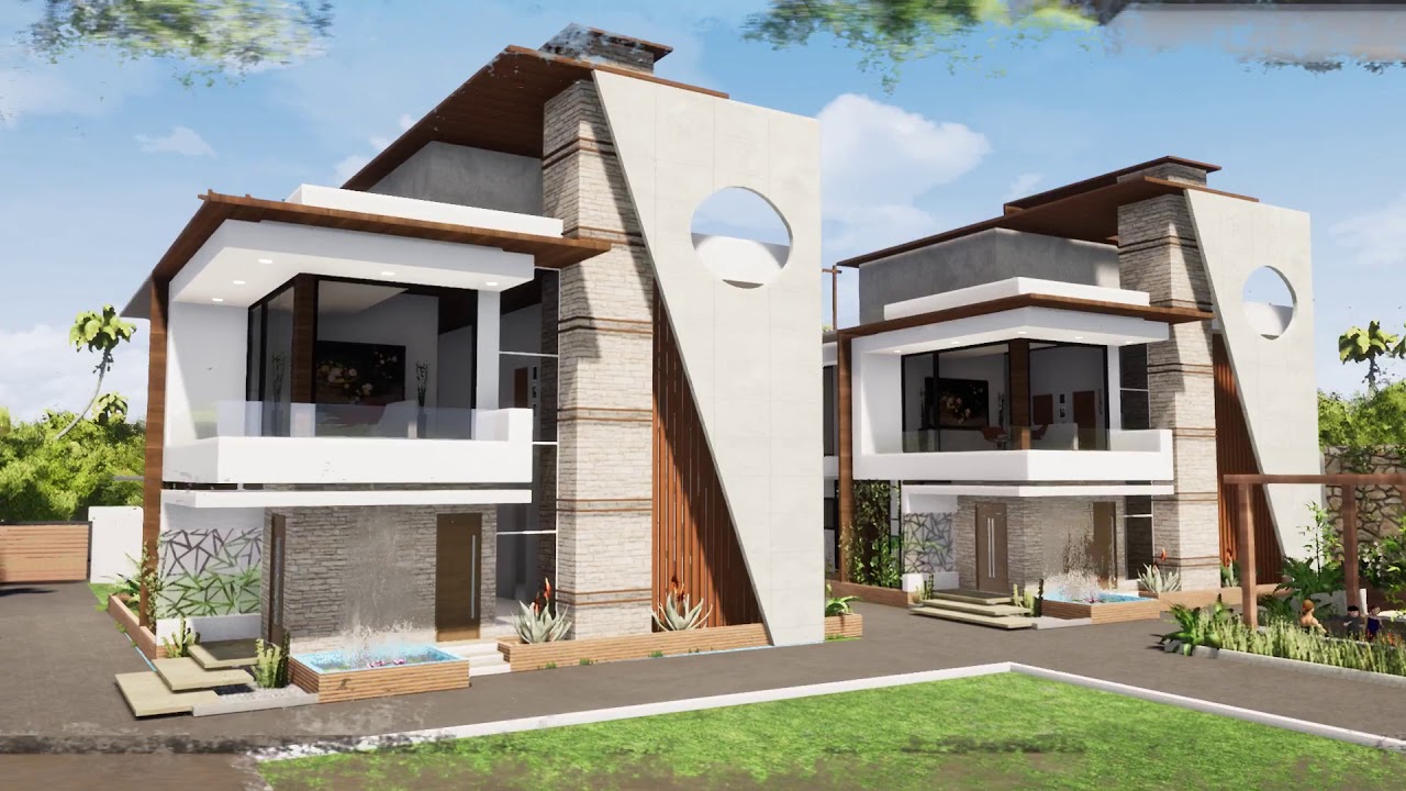 Dharmavaram Residence Compound Wall Design - YouTube