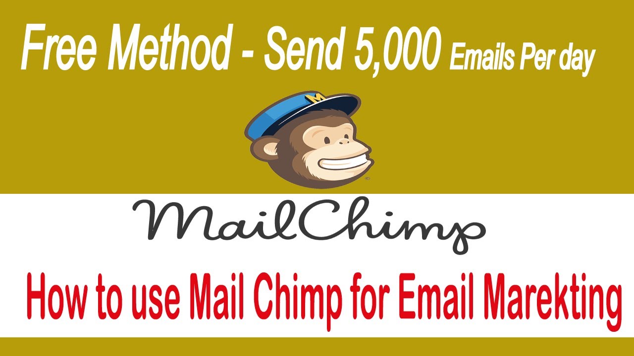 How to use Mail-Chimp for Email Marketing - STEP BY STEP - YouTube