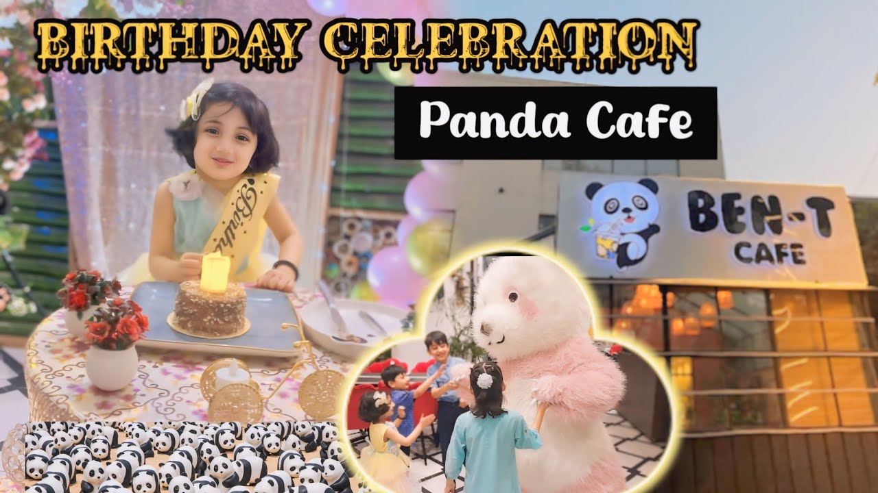 BEN-T Cafe 🐼 - Cafe Review | Celebrate In Anabia Birthday - YouTube