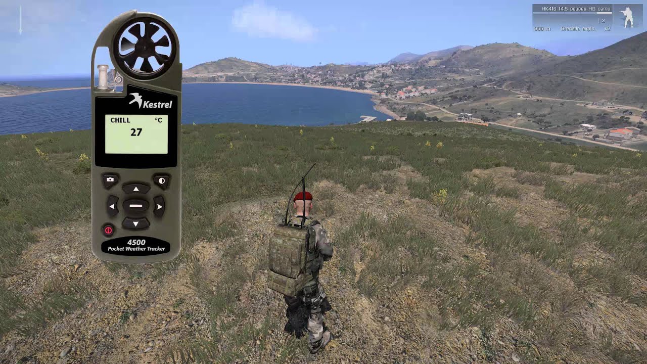 Arma 3 - A.C.E tutorial - "Kestrel 4500 - Description des menus" - YouTube