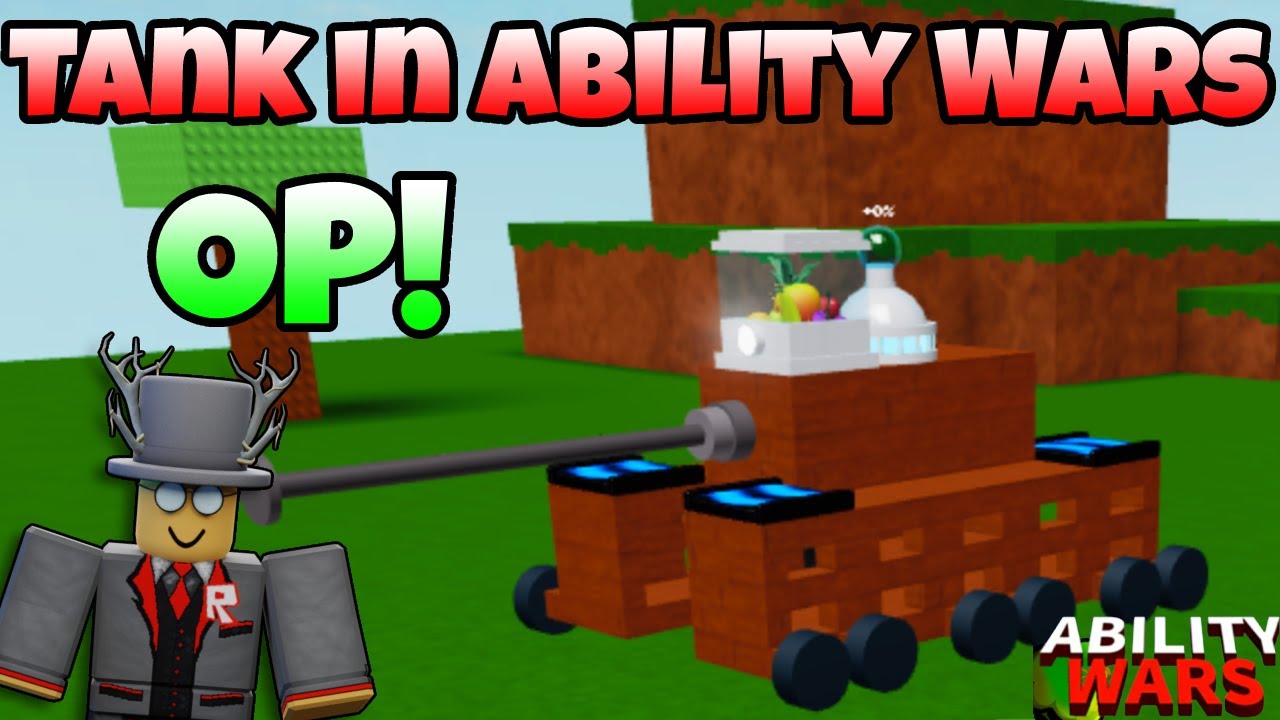 How To BUILD:tools: A *Working* TANK In Ability Wars! [Roblox] - YouTube