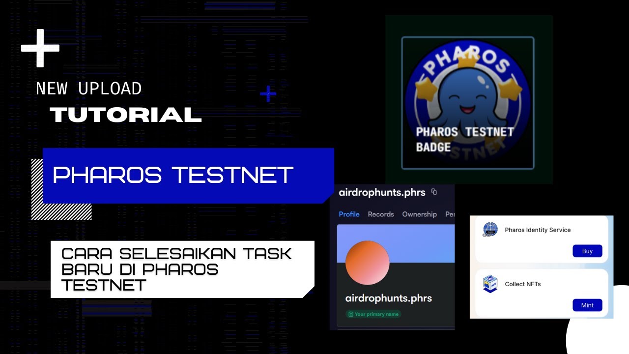 Cara selesaikan Task Baru di Pharos Testnet - YouTube