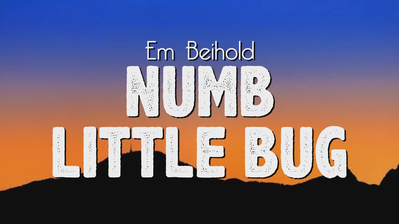 Em Beihold - Numb Little Bug (Lyrics) - YouTube