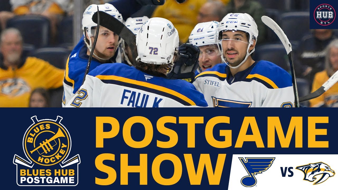 St. Louis Blues win their 8th in a row win 3-2 victory over Nashville ...