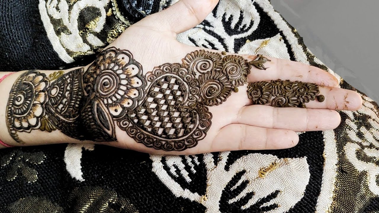 Mehandi For Function || Mehandi Design || - YouTube