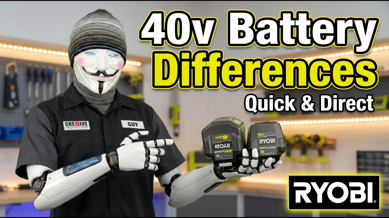 Ryobi 40v 6Ah Battery Differences Why Are There Different Batteries ...