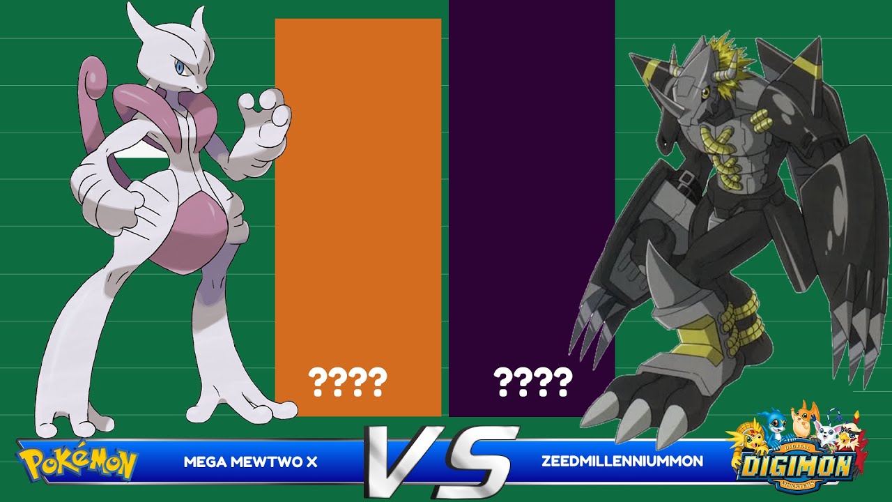 Powerful Pokemon VS. Powerful Digimon - Power Levels - YouTube