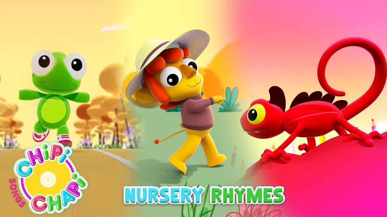 Nursery Rhymes For Kids | Learning Videos | Compilation - 12 | Chipi ...