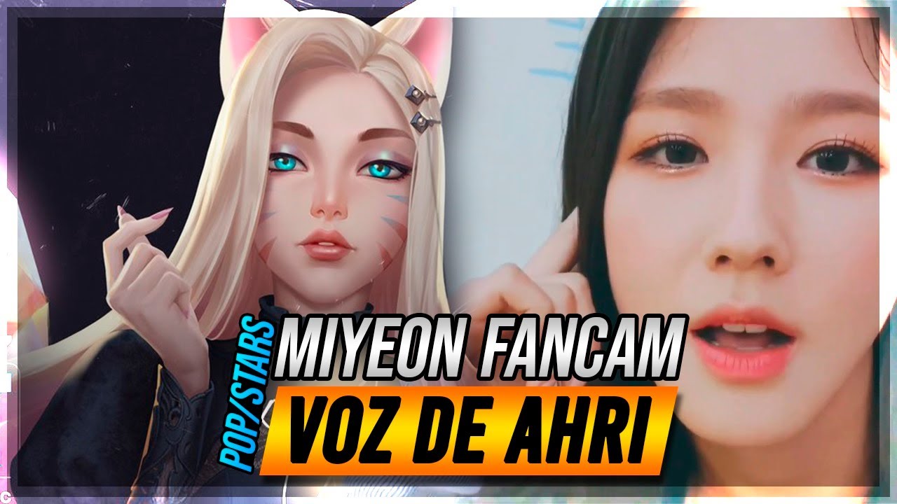 Miyeon cantando POP/STARS - K/DA (Voz de Ahri) | League of Legends ...