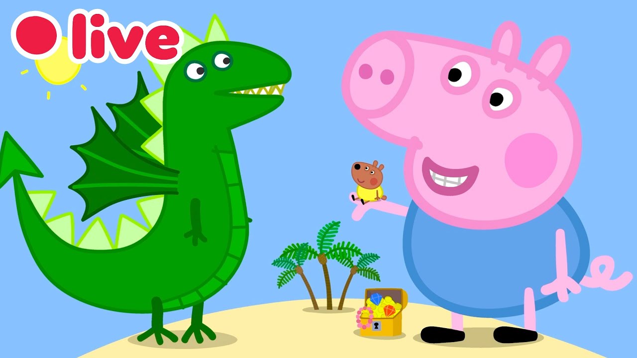 🔴 LIVE! George Pig's MOST Iconic Moments 🦖💙 Peppa Pig FULL EPISODES ...