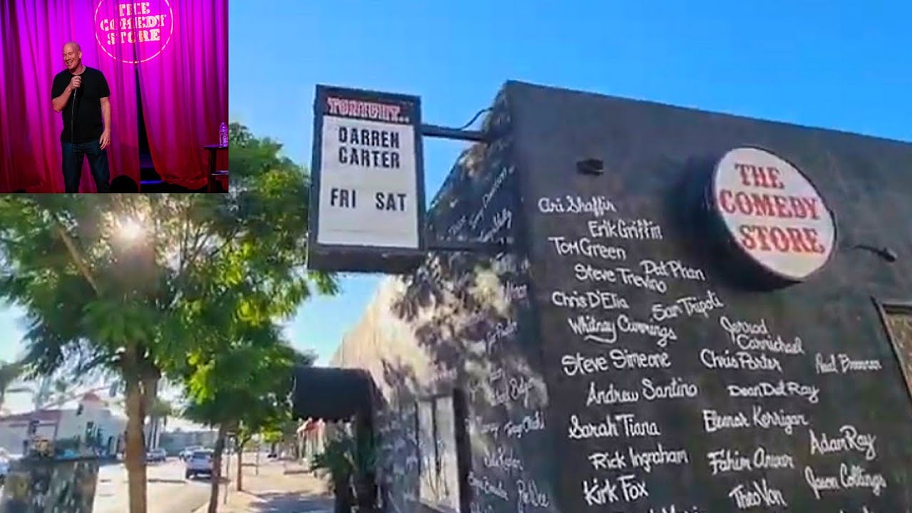 The World Famous Comedy Store Walk Through - Comedian Darren Carter ...