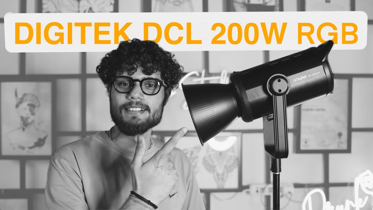 Digitek DCL 200W RGB Light: UNBOXING & REVIEW. - YouTube