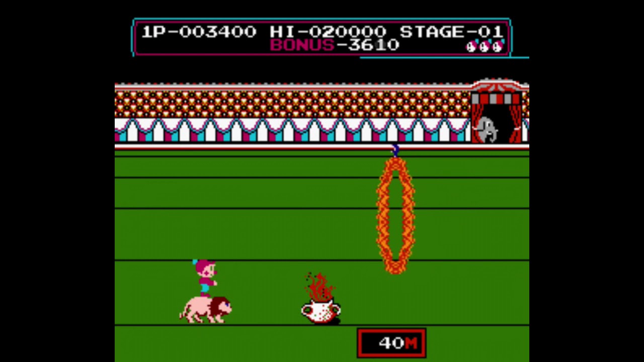 Capitulo 197 Circus Charlie NES Gameplay - YouTube
