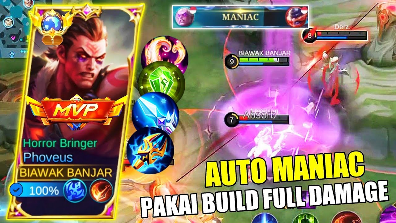 PHOVEUS FULL DAMAGE AUTO MANIAC | PHOVEUS FULL GAMEPLAY (NO CUT ...