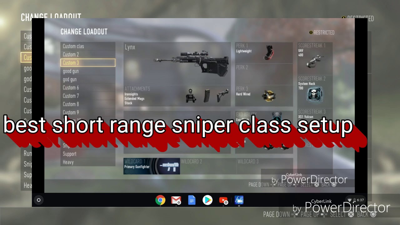 sniper best class set up high kill gamplay 20+ - YouTube