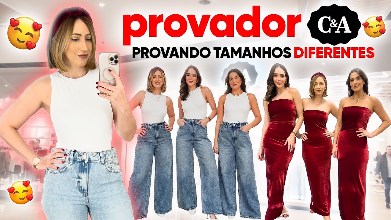PROVANDO LOOKS CEA - CHOCADAAA COM OS JEANS 👖 - YouTube