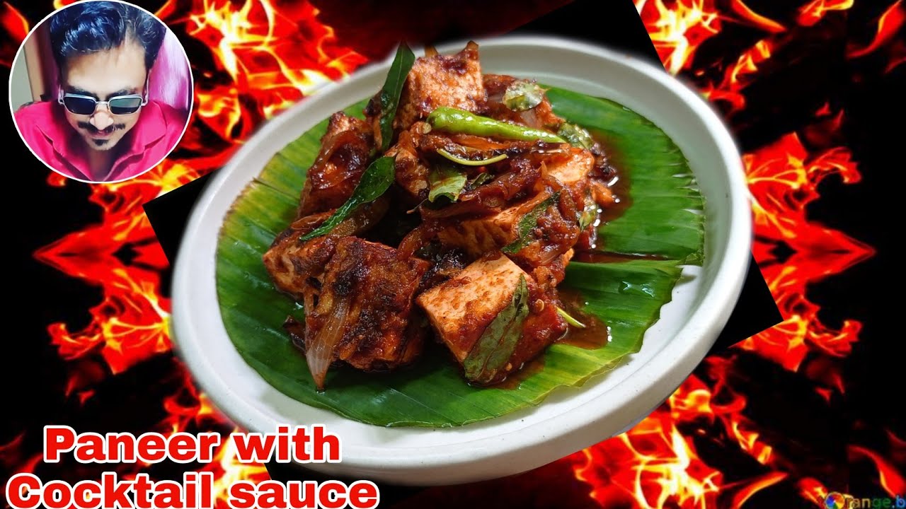 Paneer with cocktail sauce #guruskitchen #paneerrecipe - YouTube