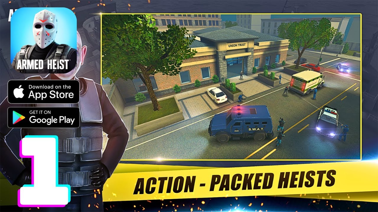 Armed Heist: Shooting gun game Walkthrough Gameplay - Part 1 (iOS ...