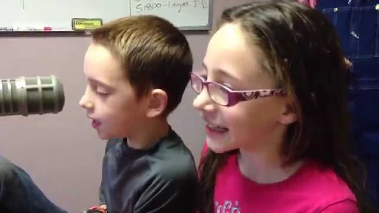 Mark Powell's kids sing the Dublin Dr. Pepper song on KEAN-105 - YouTube