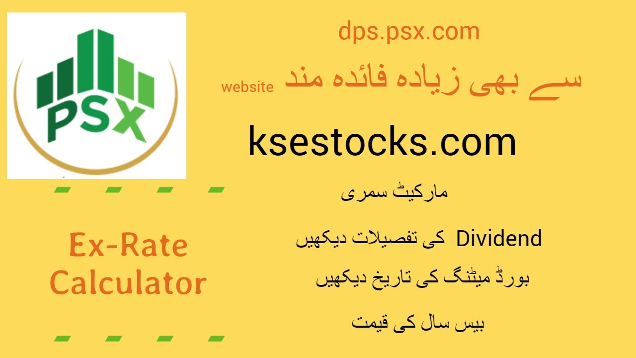 ksestocks.com,Best website for Pakistan stock market,How to check ...