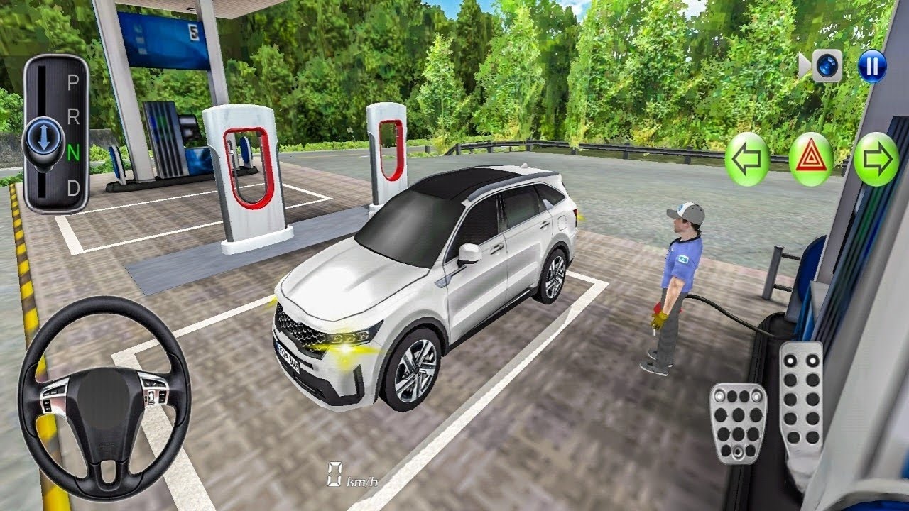 3D New Kia SUV Driving In The City - 3D Korean Car Driving Class ...