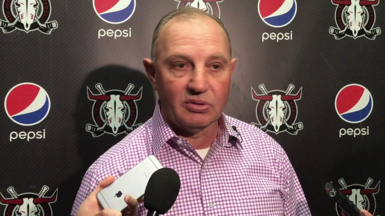 April 5 2017 Brent Sutter year-end interview - YouTube