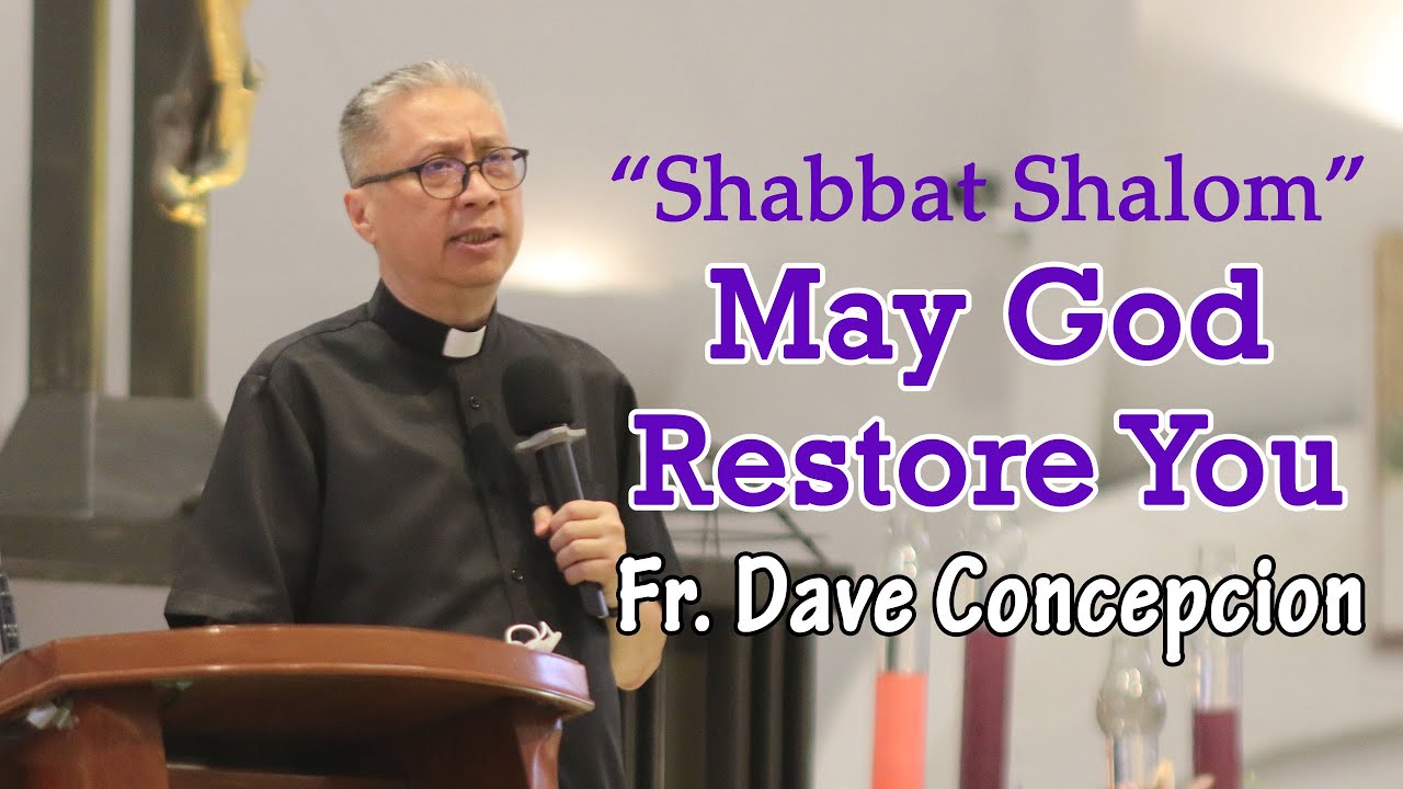 Fr. Dave Advent Reco (May God Restore You) - YouTube