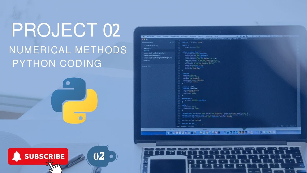 Project02: Numerical Methods Python Coding - اتعلم ببروجيكت - YouTube