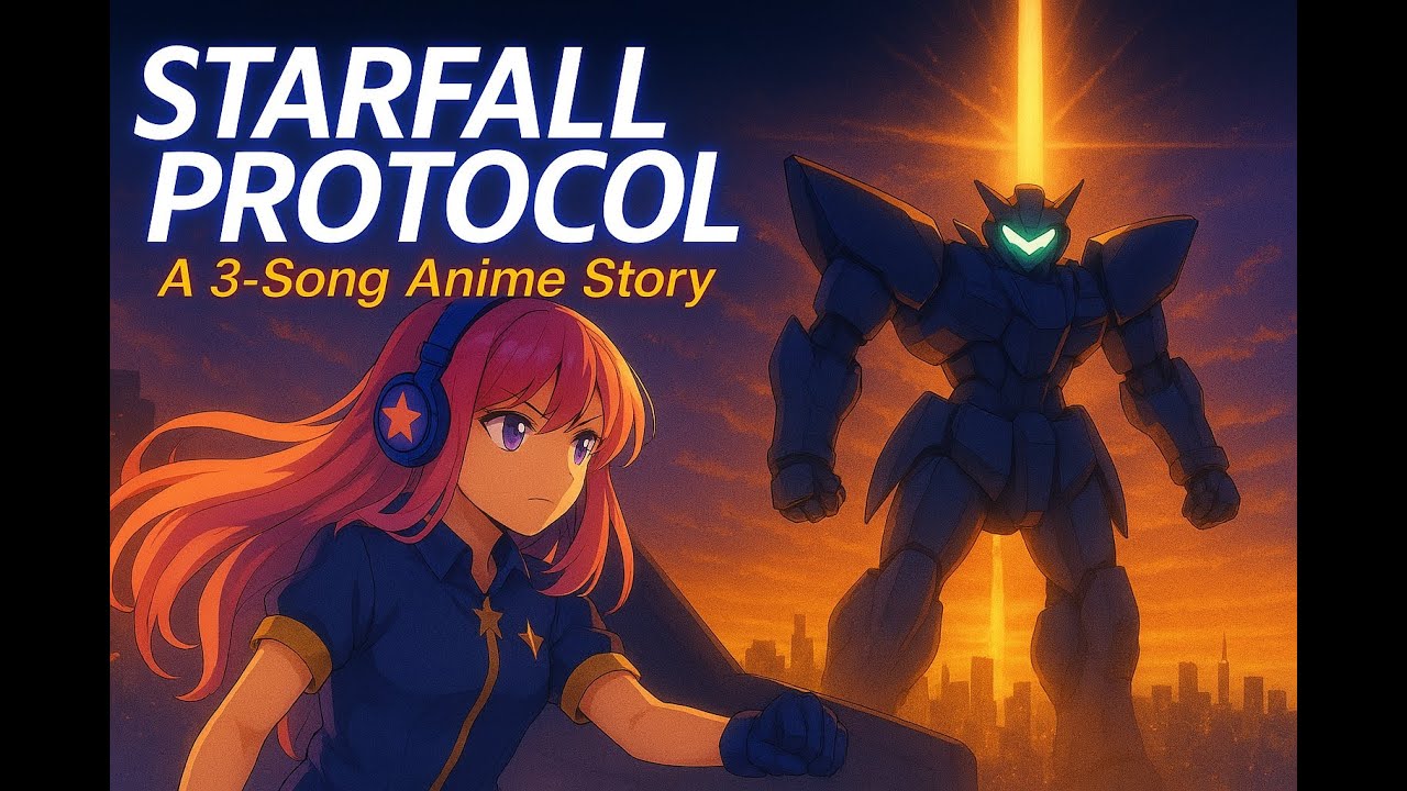 Starfall Protocol | 3-Song Anime Story | Original Songs - YouTube